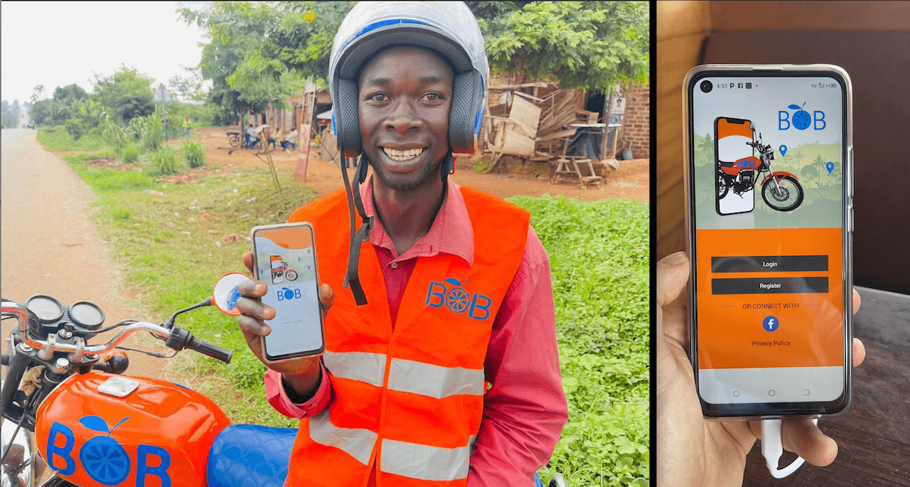 Surprisingly simple: The secret behind BOB's ride-hailing App. The App ...